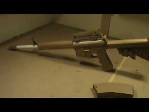 Cardboard and paper M4 - YouTube