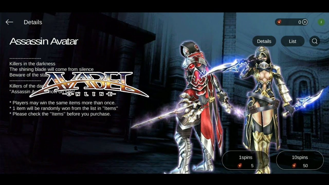 Avabel Online [RPG] เหมาเกลือยกลัง #Assassin Avatar 1 - YouTube