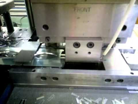 CNC Perforation Machine - YouTube