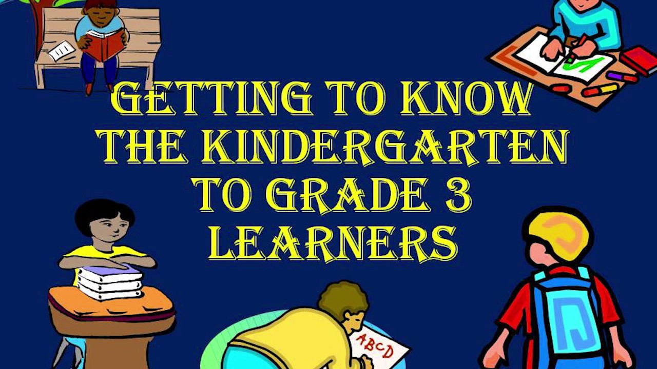 Day 1 - How well do you know your K 3 learners - YouTube