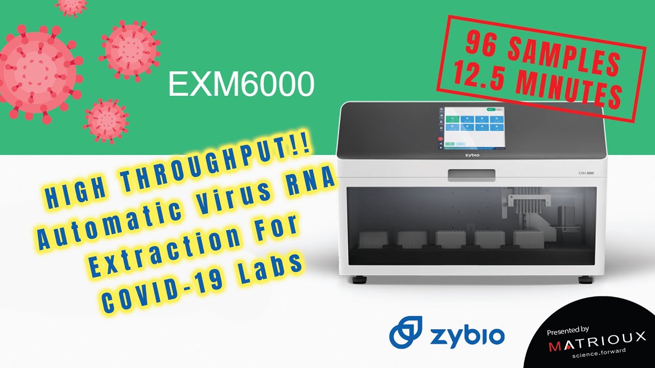 [INTRO CLIP] 96-Sample Auto Nucleic Acid Extraction with EXM6000 from Zybio - YouTube