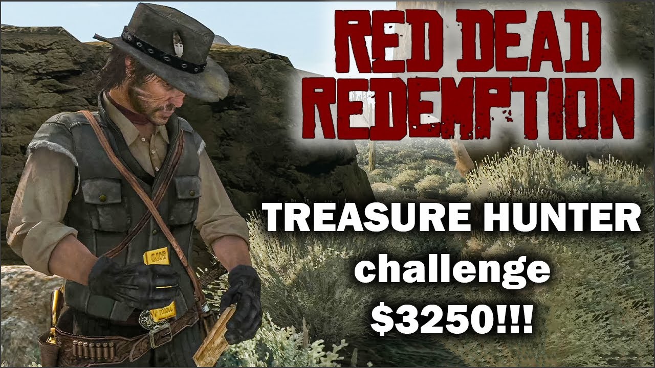 $3250 - TREASURE HUNTER Challenge in Red Dead Redemption! - YouTube