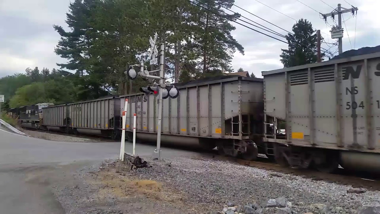 John Macey last run Elton Crossing Northfolk Southern back end - YouTube