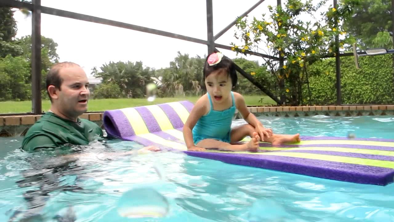 Emma Diving into the Pool - YouTube