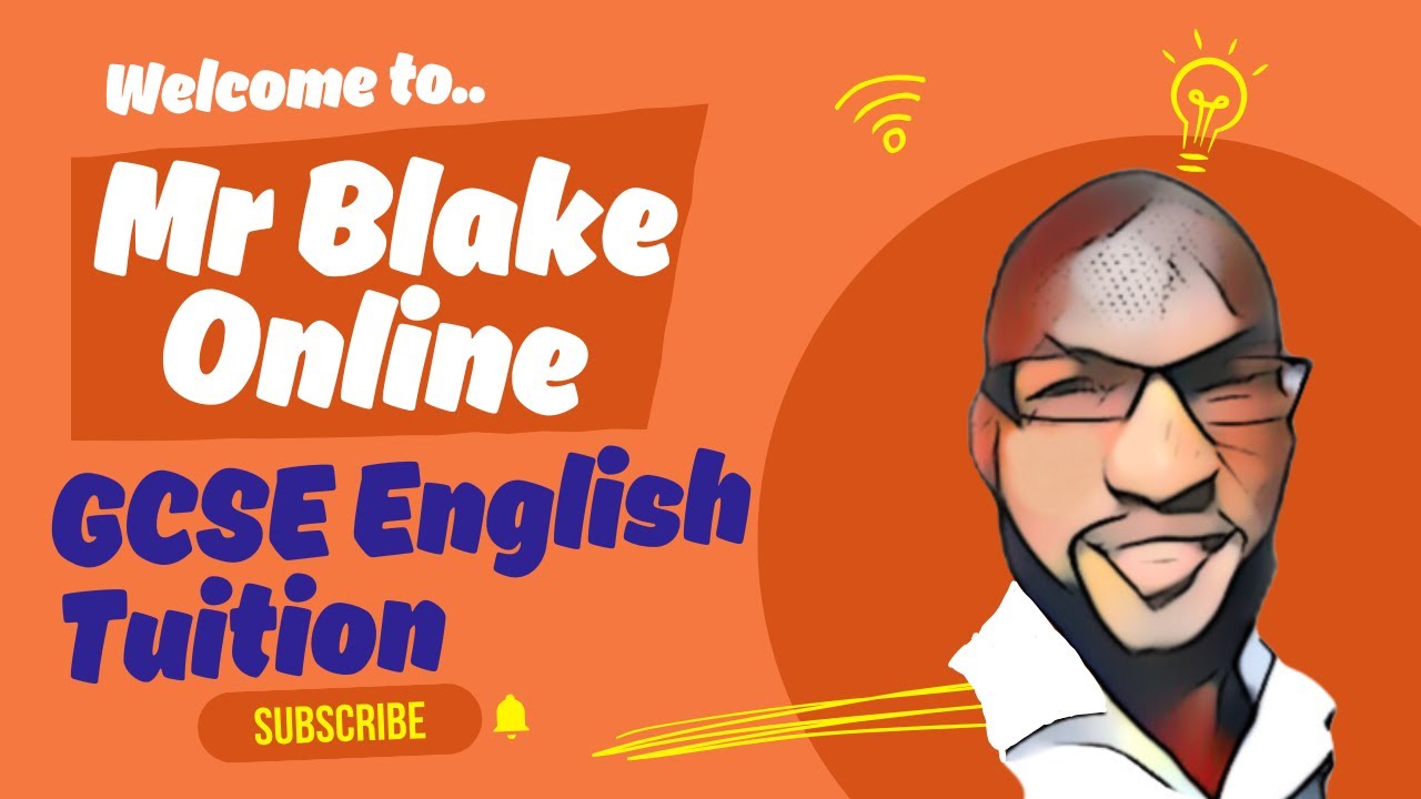 Welcome to Mr Blake Online - English Language and Literature tuition ...
