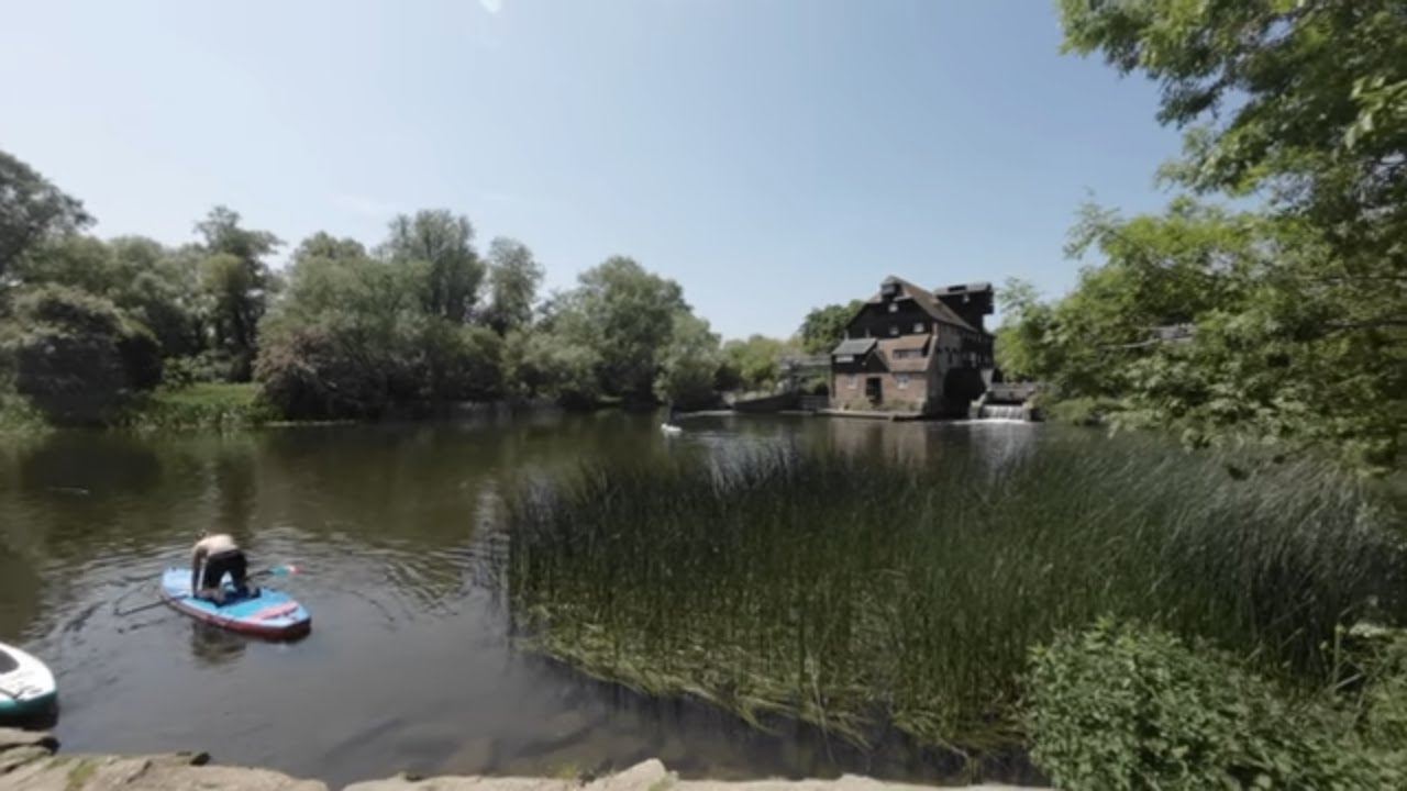 Places to visit UK - Houghton Water Mill -Huntingdon - YouTube