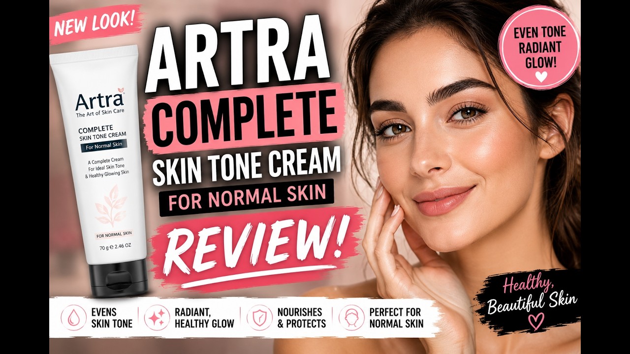 Artra Complete Skin Tone Cream For Normal Skin - YouTube