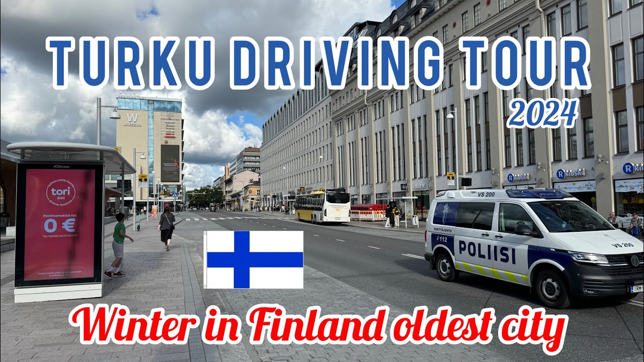STRANGE WINTER IN TURKU 🇫🇮 FINLAND 4K DRIVING TOUR | NOV 2024 # ...