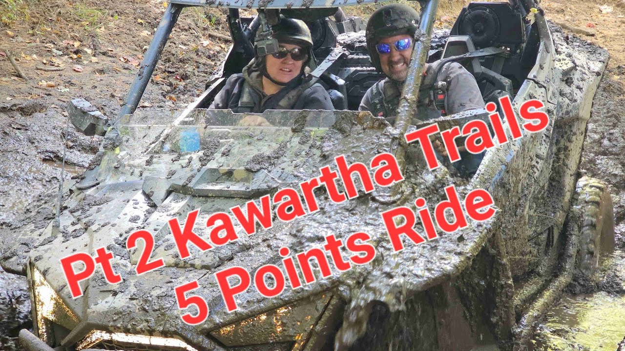 Pt 2 Kawartha Trails 5 Points Ride Sept 30/23 #utv #katva - YouTube