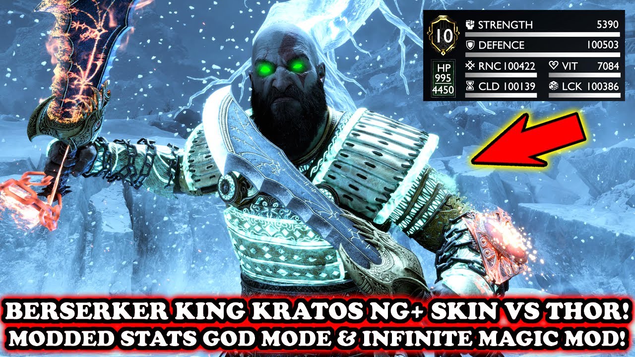 Berserker King Kratos (New Skin) VS Thor [GOD MODE & INFINITE MAGIC MOD ...