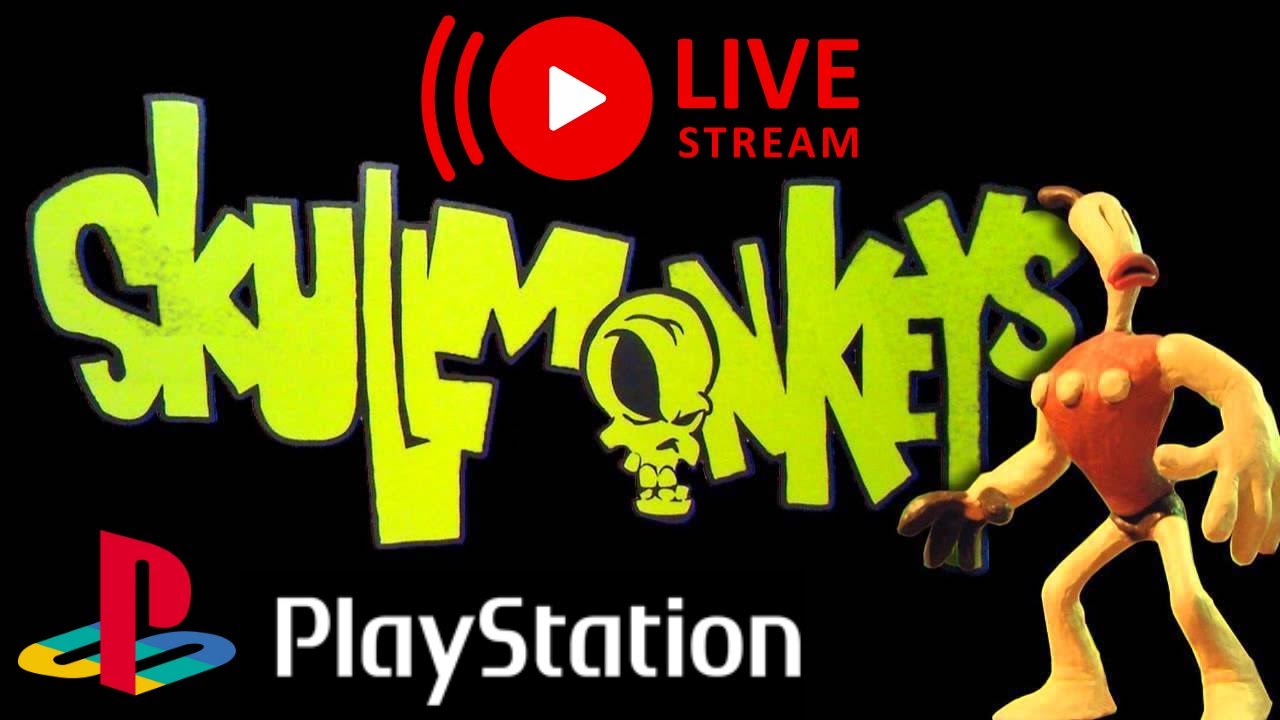 Skullmonkeys (PS1) Gameplay ao vivo! - YouTube