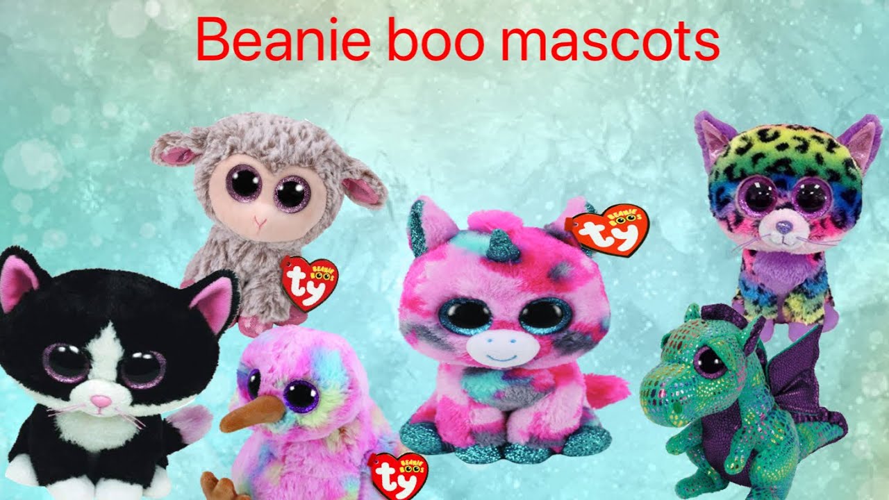 My favorite beanie boo mascots ( instagram) - YouTube