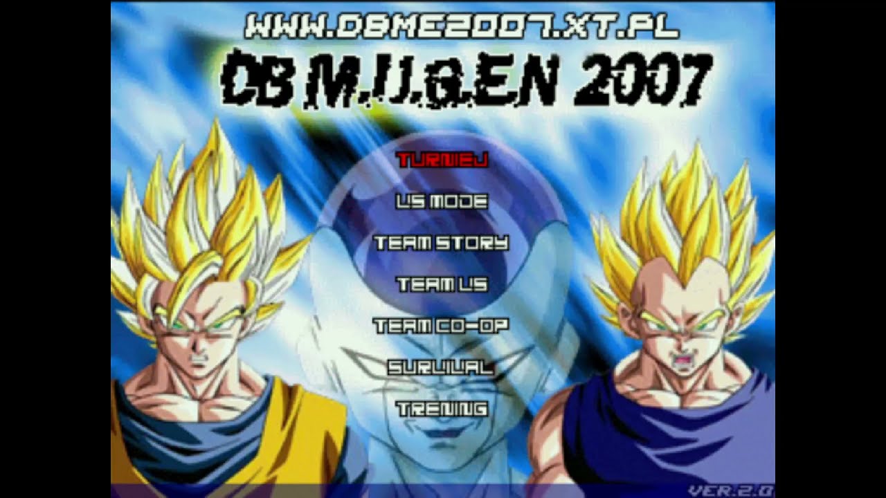 Dragon Ball Z Mugen Edition 2007 Game Keyboard Key Config | - YouTube