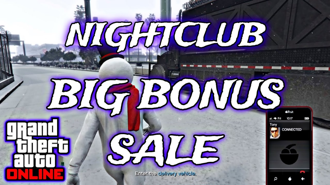 NIGHTCLUB SALE IN FULL LOBBY FOR 500K BONUS #gtaonline - YouTube