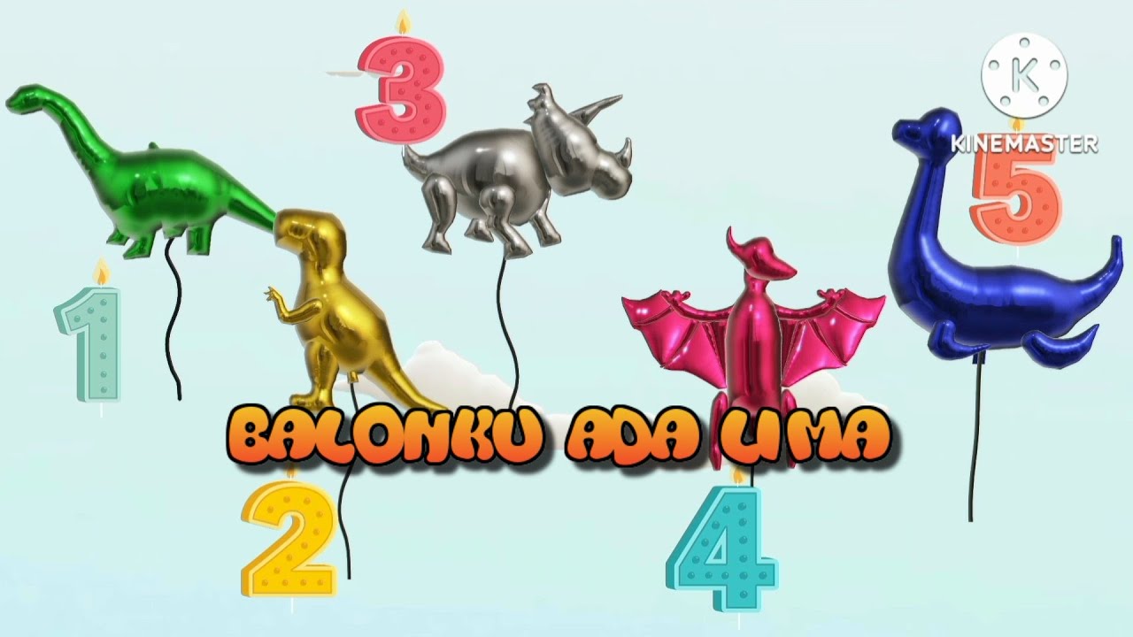 Balonku ada lima 2x|Lagu anak indonesia|balonku ada 5|ysl_edu - YouTube
