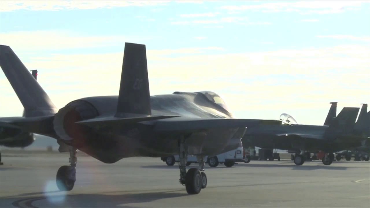 F-35 footage from 2017 at Eglin Air Force Base - YouTube