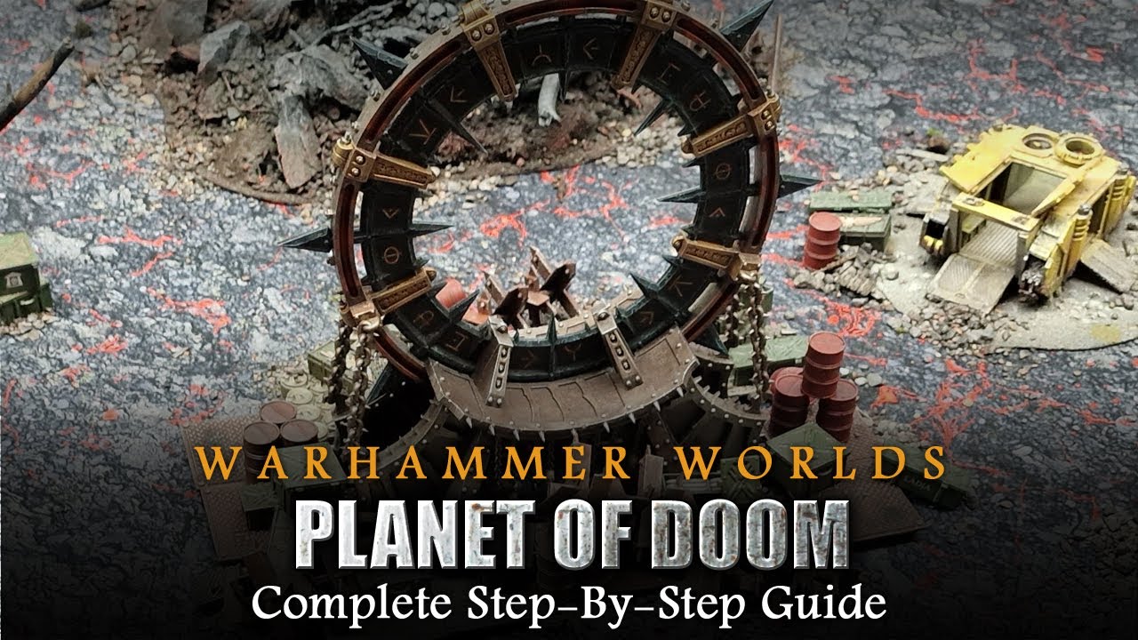 WARHAMMER 'Planet of Doom' | 40K Battlefield Creation Tutorial - YouTube