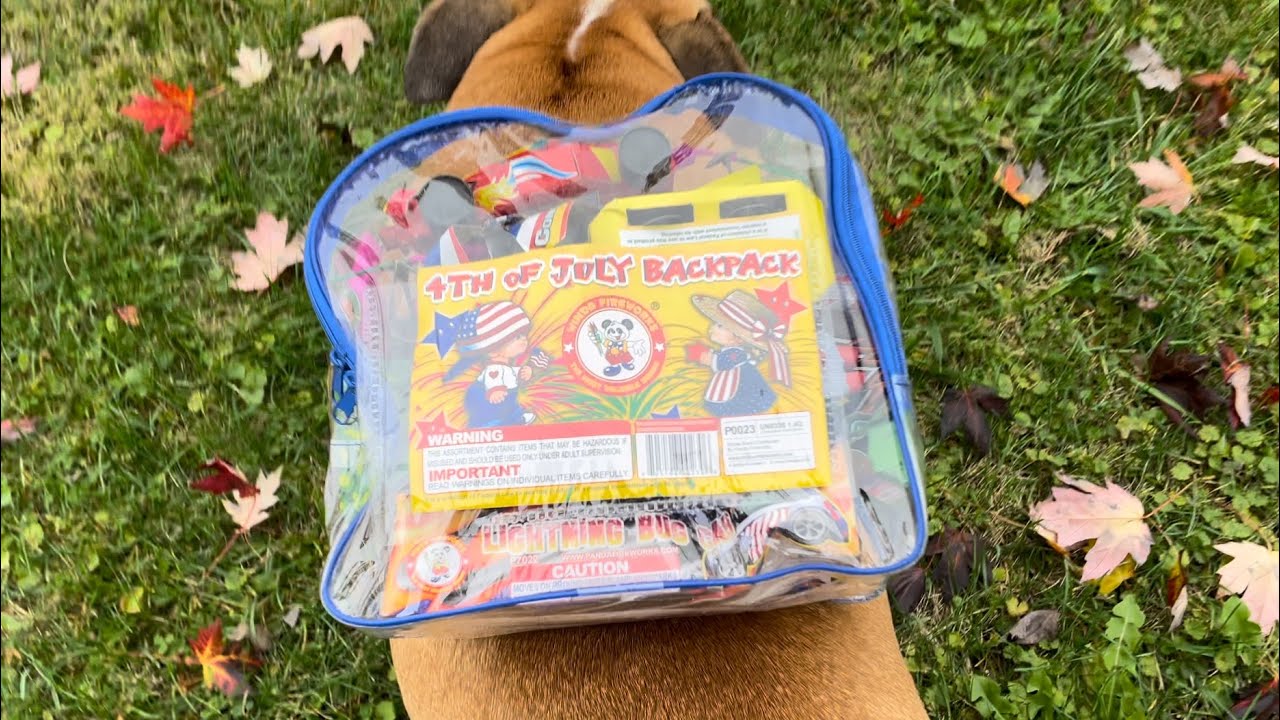 Lighting A Backpack Firework Assortment - A Karen Favorite - YouTube