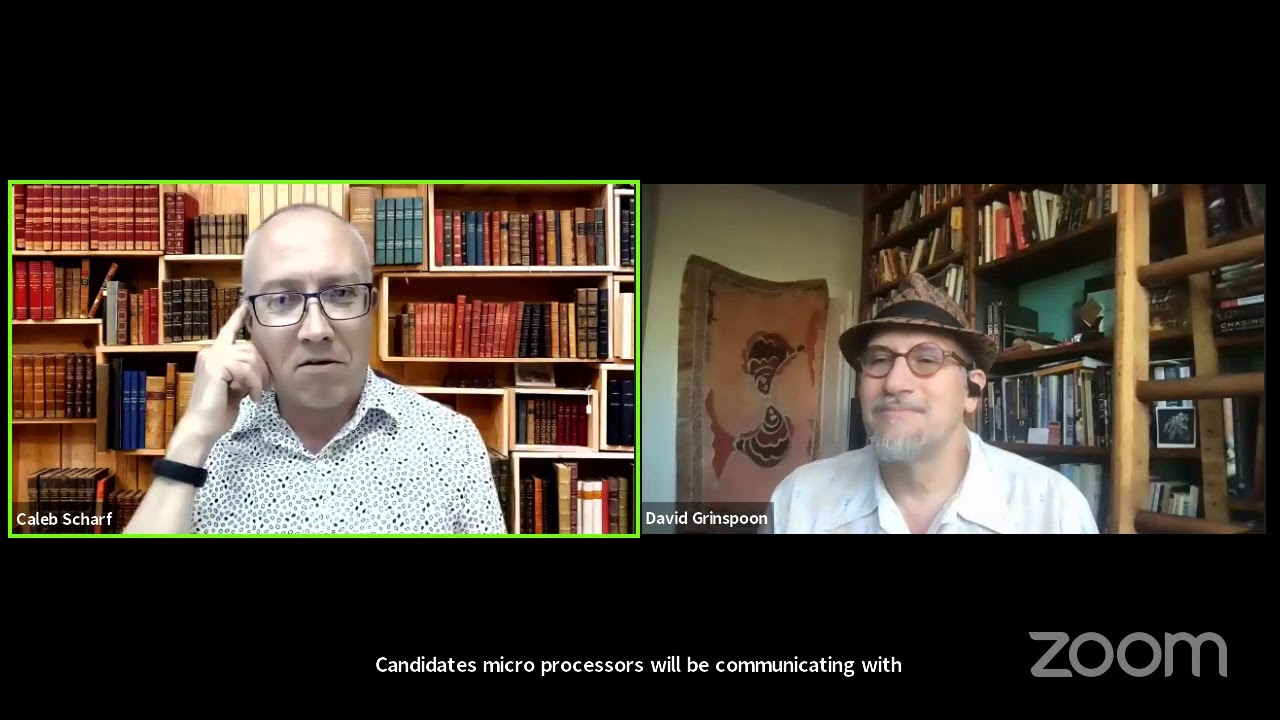 P&P Live! Caleb Scharf | THE ASCENT OF INFORMATION with David Grinspoon ...