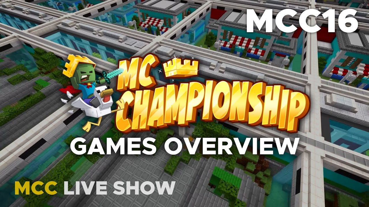MCC Live Show - Games Overview (MCC16) - YouTube