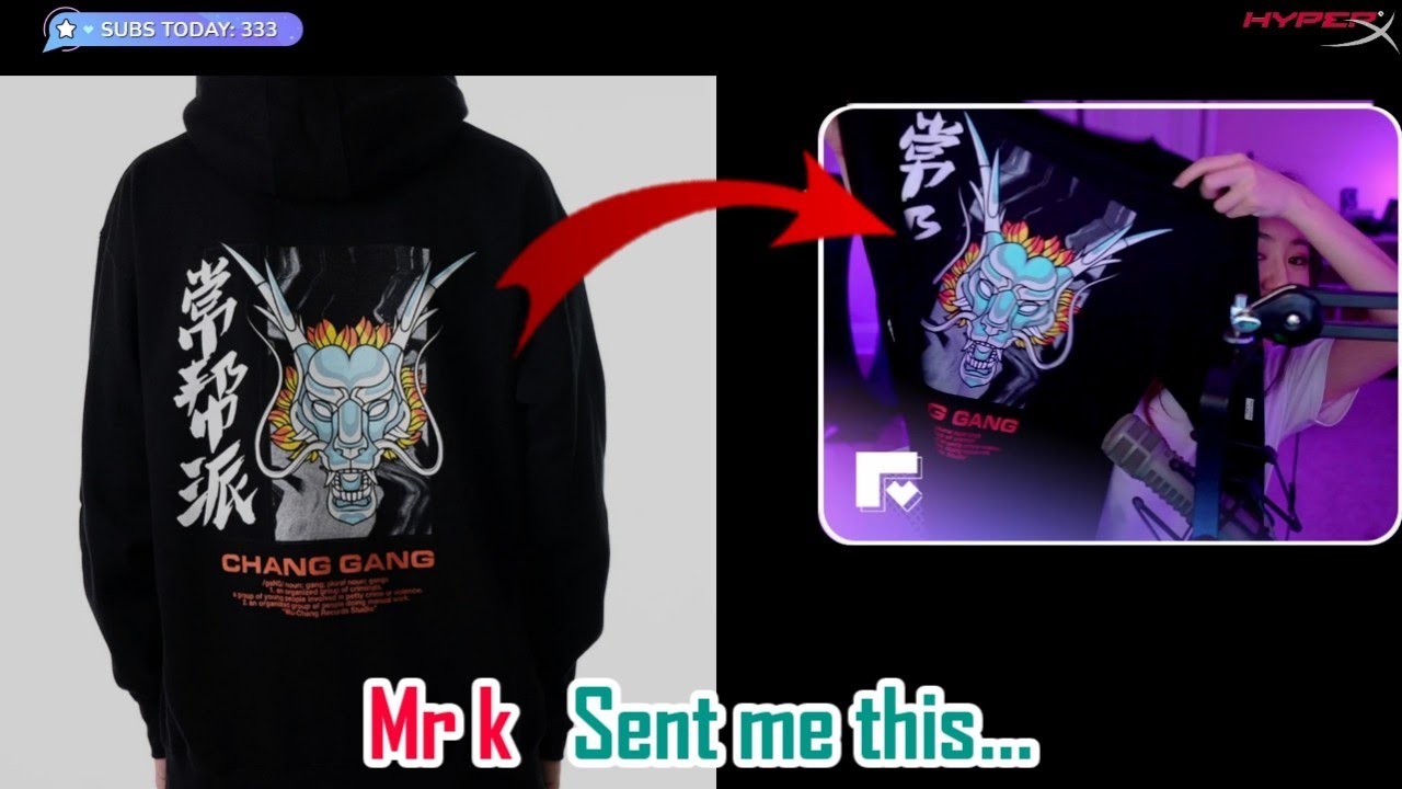 Fuslie GOT Gift from Mr K IRL | Chang Gang merch - YouTube