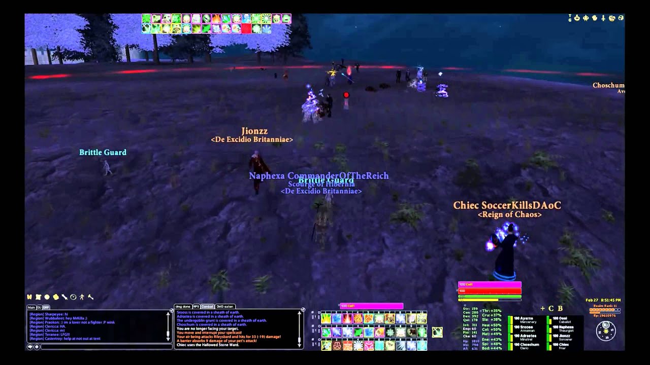 DAoC Ywain 8vs8 Mercenary/Theurgist - YouTube
