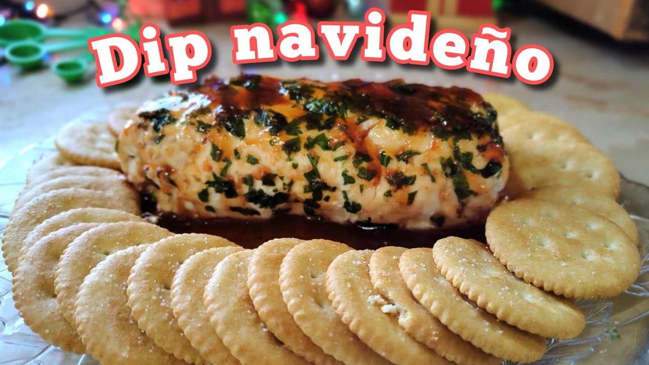 Cómo hacer BOTANA NAVIDEÑA DE QUESO CREMA/ La mejor receta 🎄 - YouTube
