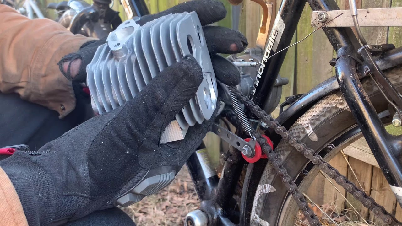 Yd100 new setup installed (kinda) dio reed valve first start up plus ...