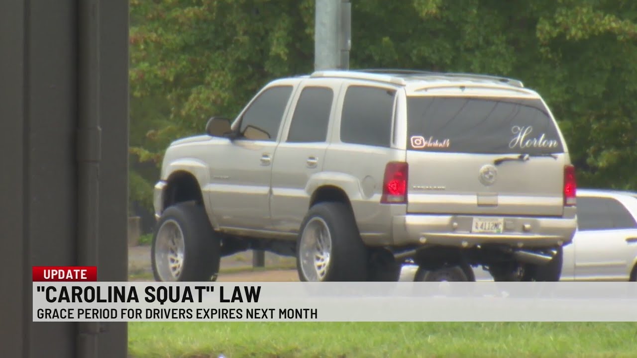Law enforcement agencies to start enforcing 'Carolina Squat' law next ...