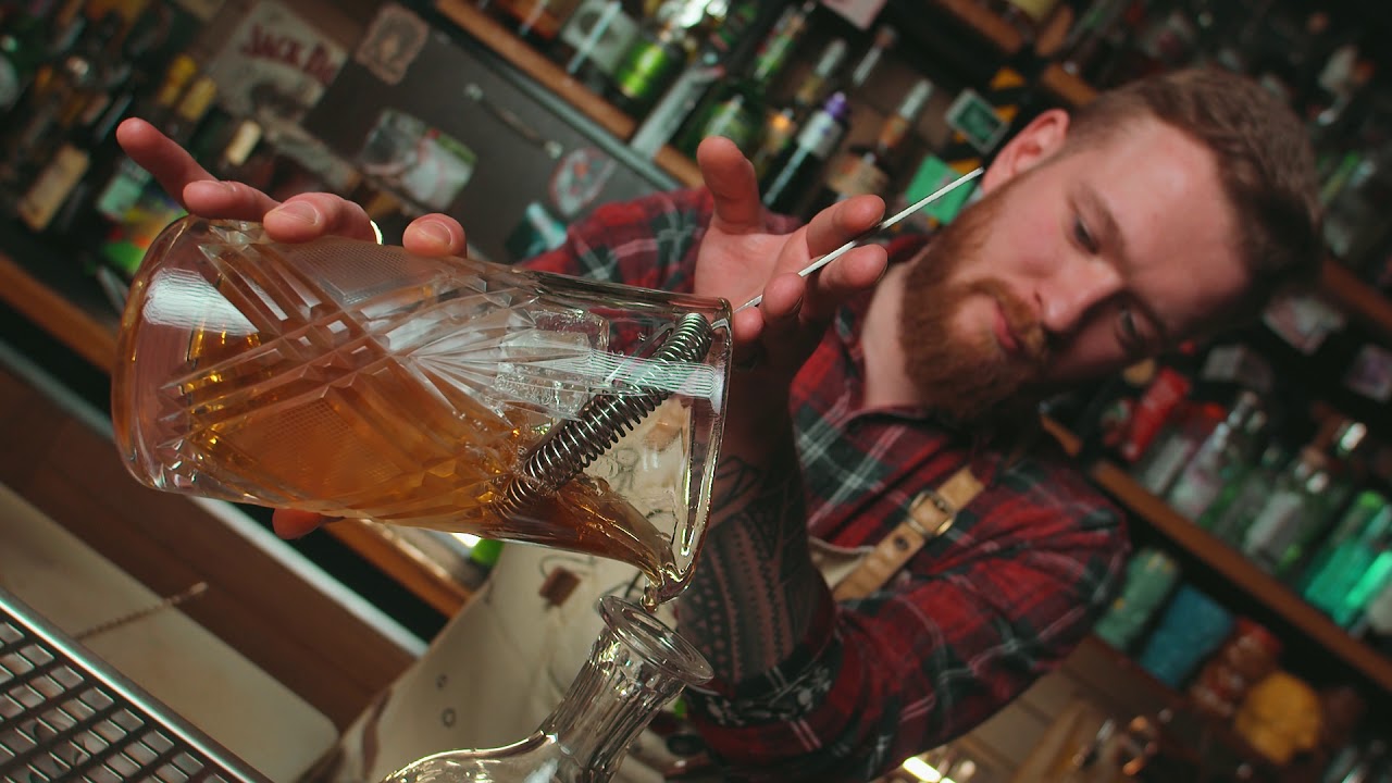 Epic bartender b-roll #2 Old Fashioned - YouTube
