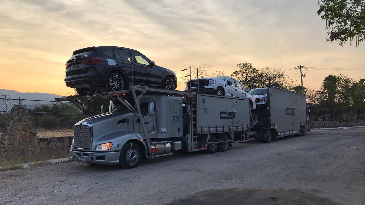 Car Carrier CSI 195 off loading Ford F150 (lobo) Platinum 2021, Mini ...