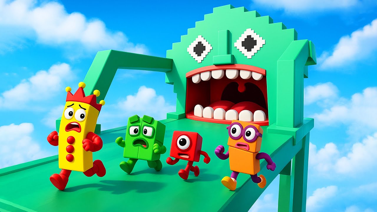 Numberblocks Play 100 Players Enter Brainrot in Roblox! - YouTube