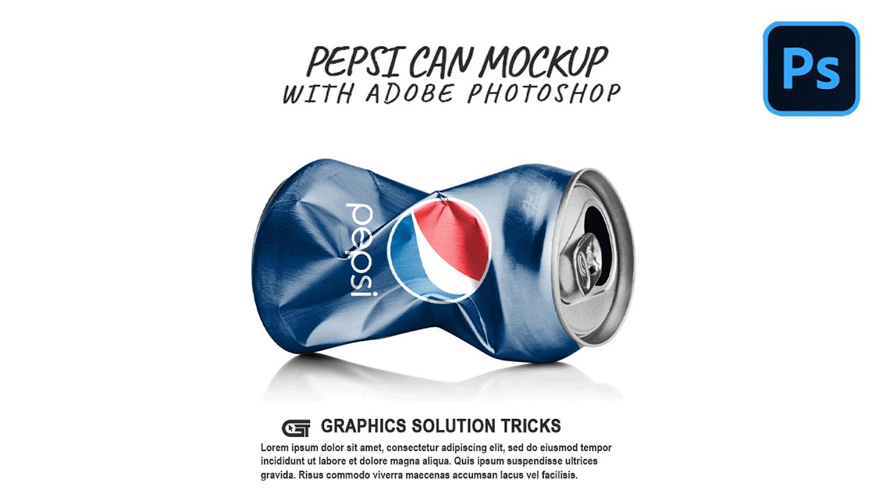 Easy Pepsi Can Mockup in Adobe Photoshop 2025 | Photoshop Tutorial ...