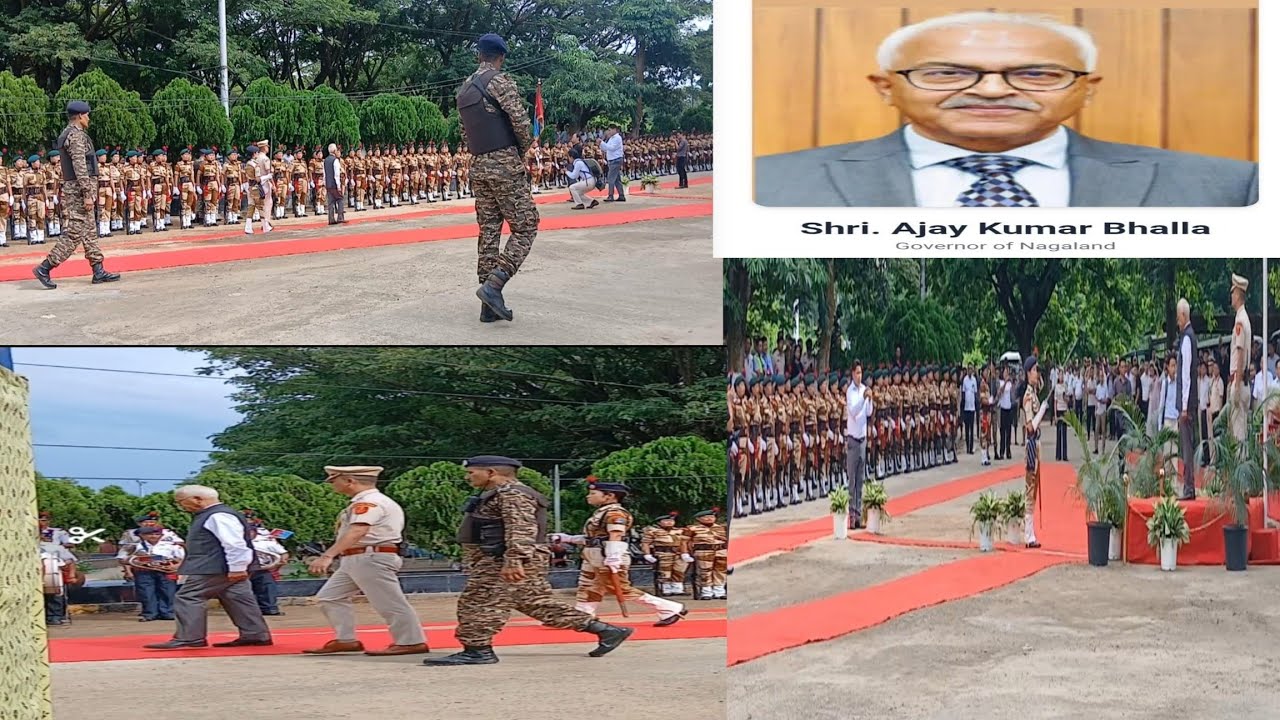 Guard of honour to our Newly Governor of Nagaland Shri Ajay Kumar ...