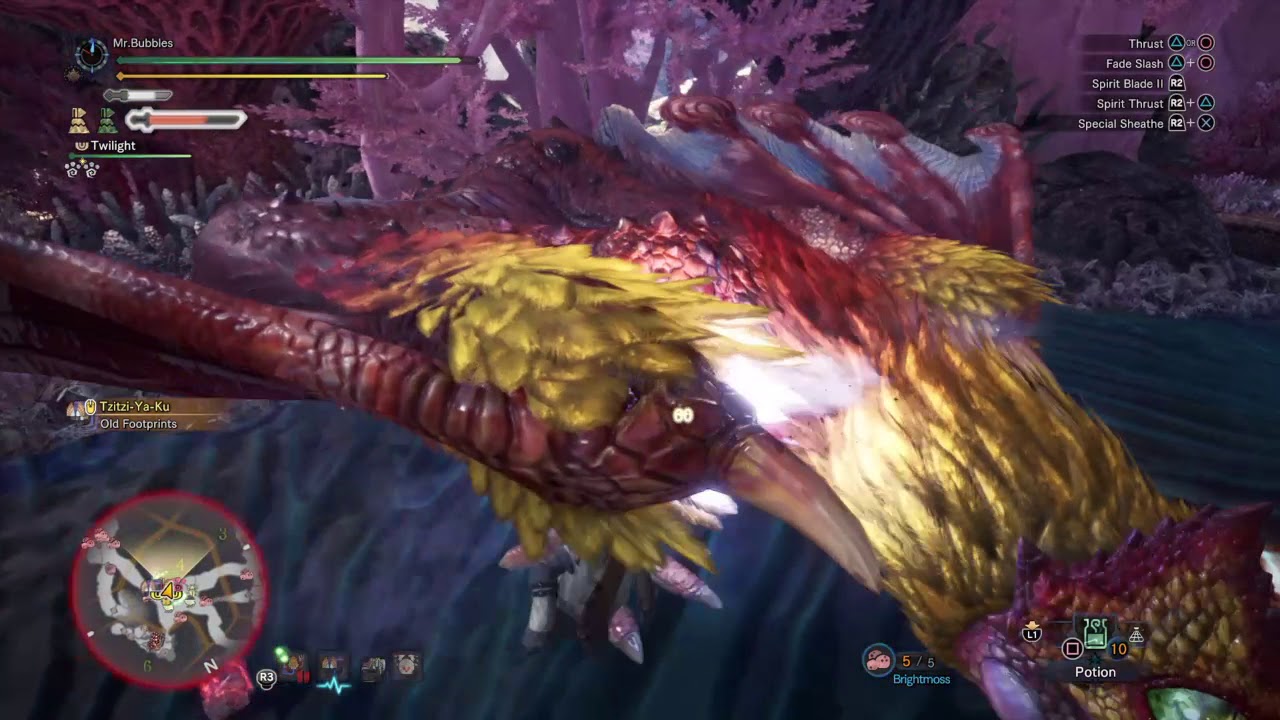 Monster Hunter World- A very flashy helm splitter - YouTube