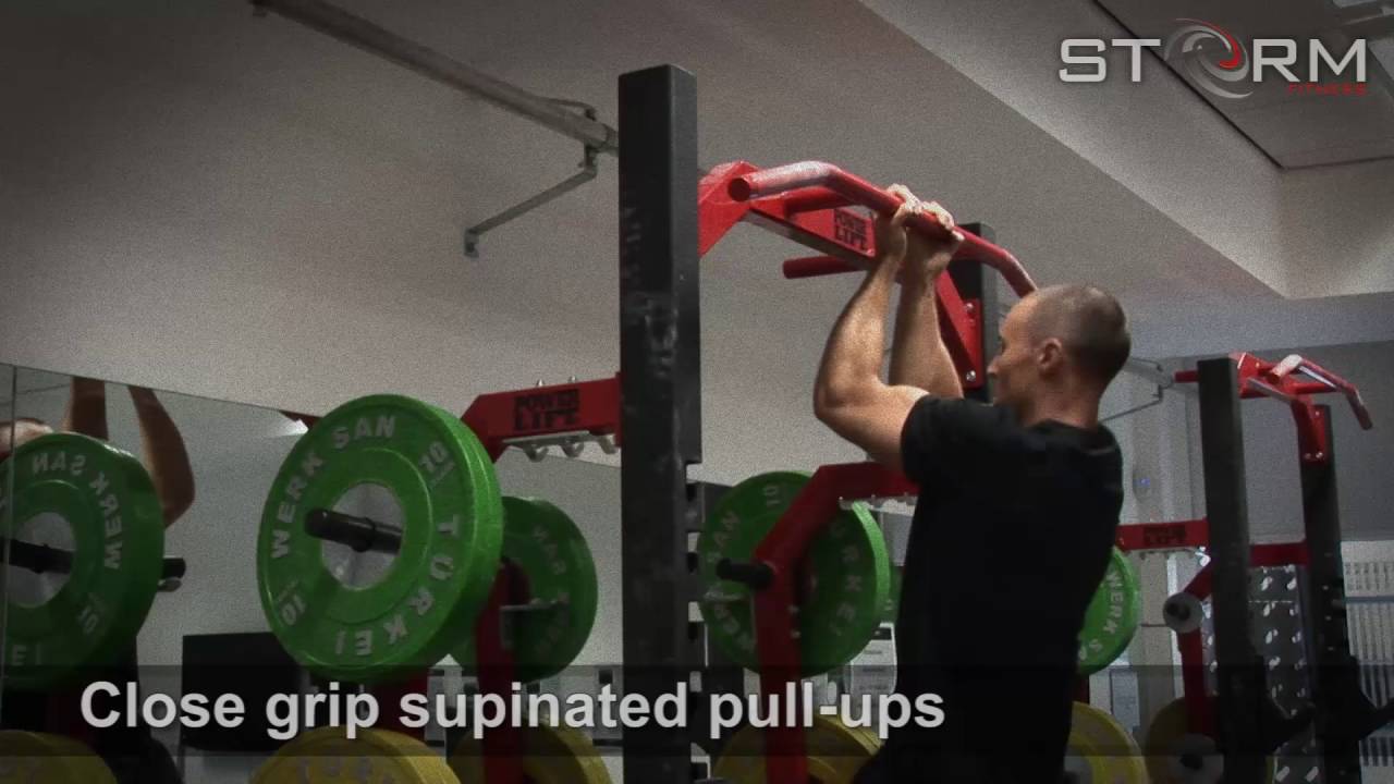 31 Close grip supinated pull ups - YouTube
