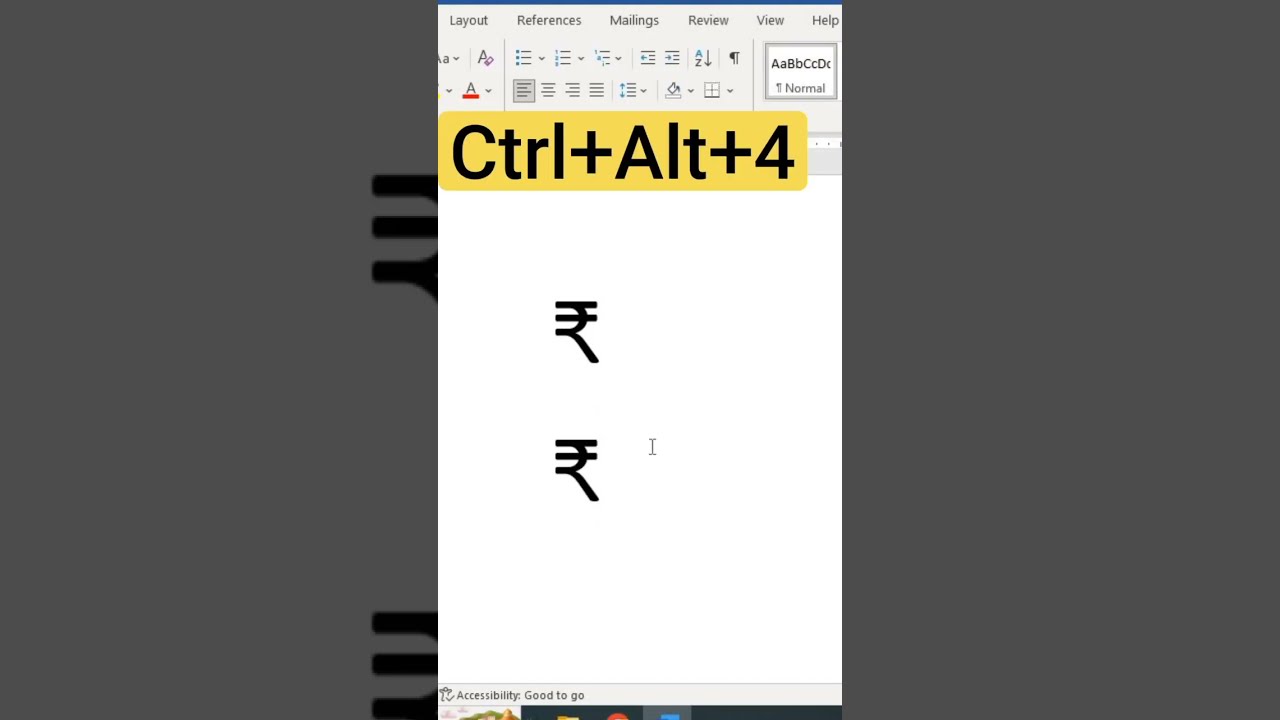 Insert Rupees Symbol In msword word wordtricks wordtutorialinhindi Insert Rupees Symbol In msword word wordtricks wordtutorialinhindi