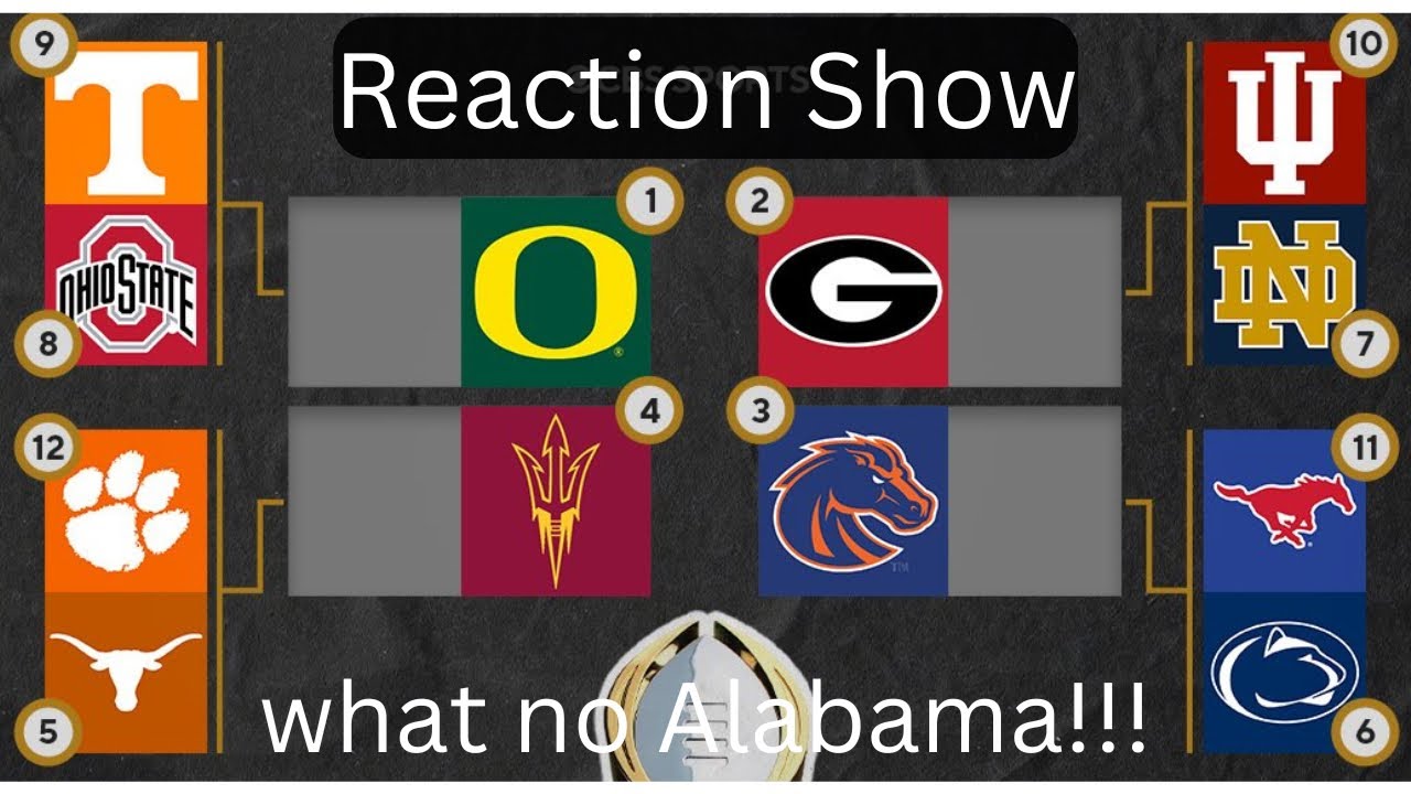 The top 12 best CFP teams! No Alabama | did committee get it Right ...