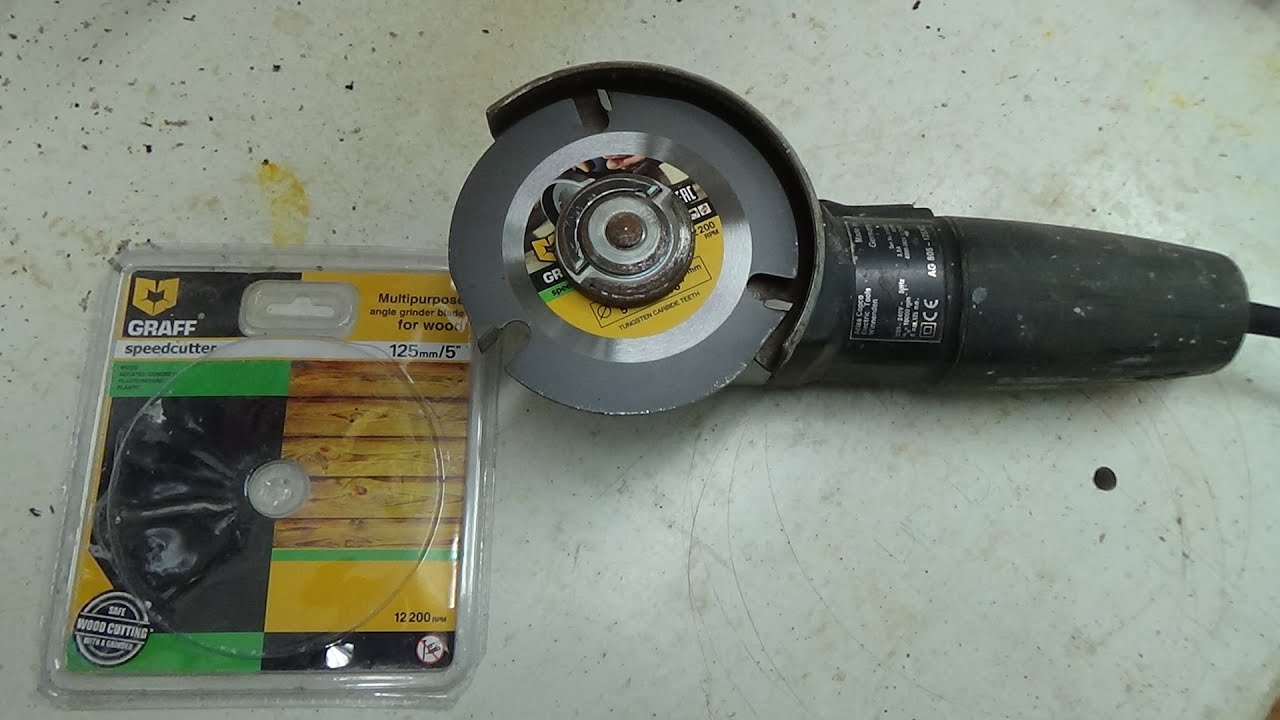 Utilisation du disque Graff speedcutter - YouTube