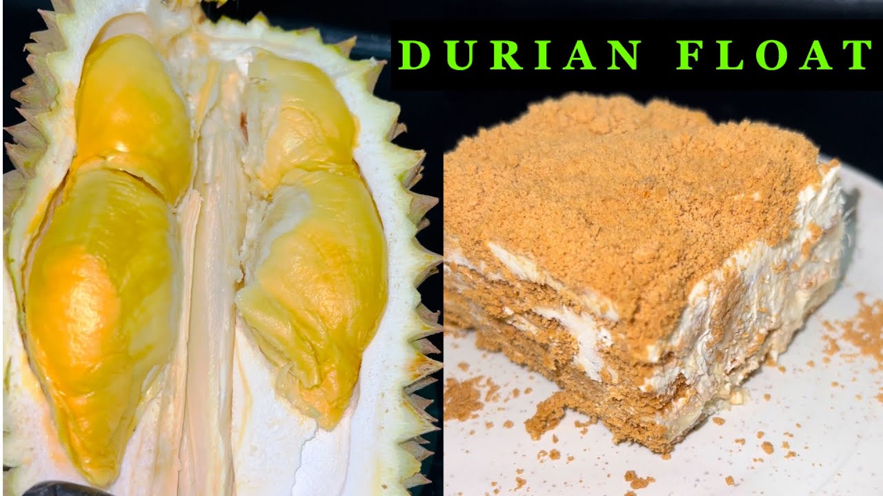 How to make Durian float. Quick and easy way to prepare. - YouTube