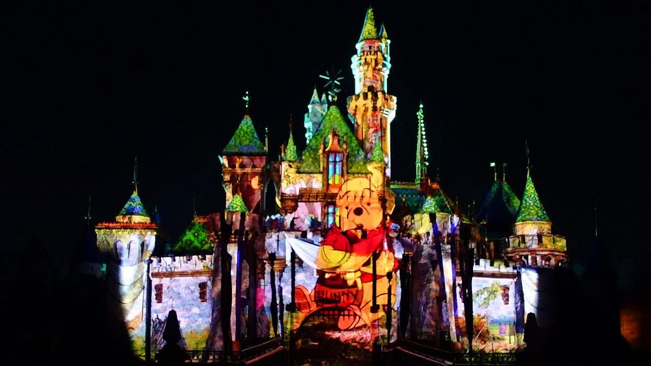 NEW FULL show at Disneyland Wonderous Journeys projection show | For ...