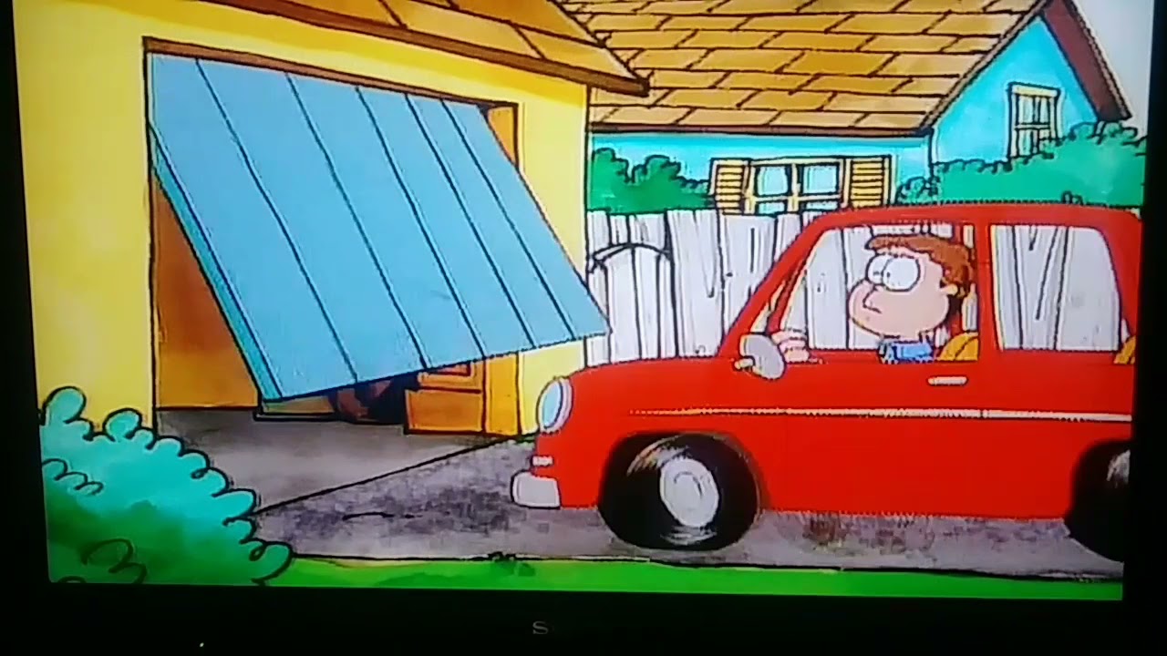 Garfield tries to Change the TV Channel with the Garage Door Opener ...