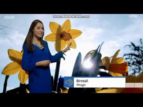 Kaye Forster East Midlands Today weather in a light blue dress - YouTube