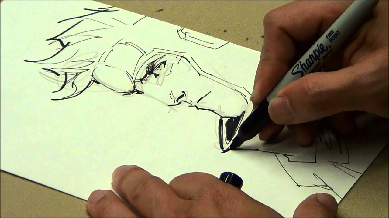 Jim Lee drawing Spartan - YouTube