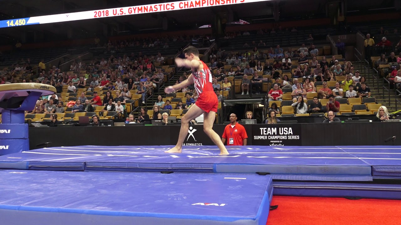 Alec Yoder - Vault – 2018 U.S. Gymnastics Championships – Senior Men ...