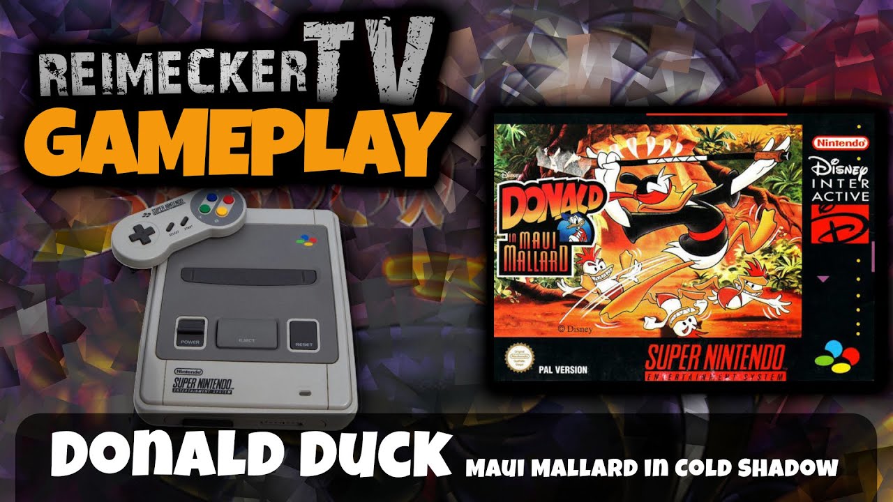 Gameplay : Donald Duck : Maui Mallard in Cold Shadow (SNES) - YouTube