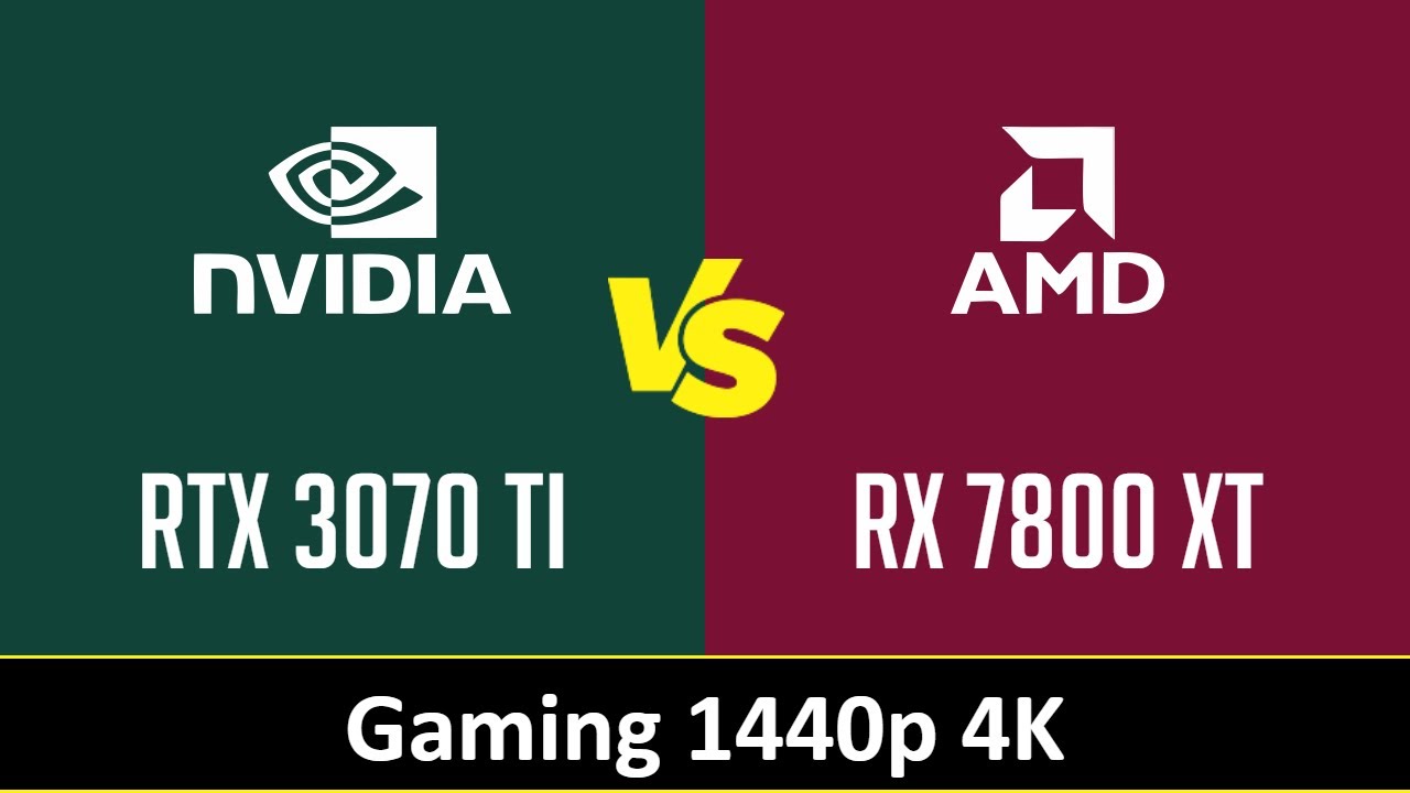 RTX 3070 TI vs RX 7800 XT - YouTube