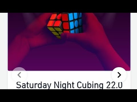 My first online cubing competition - YouTube