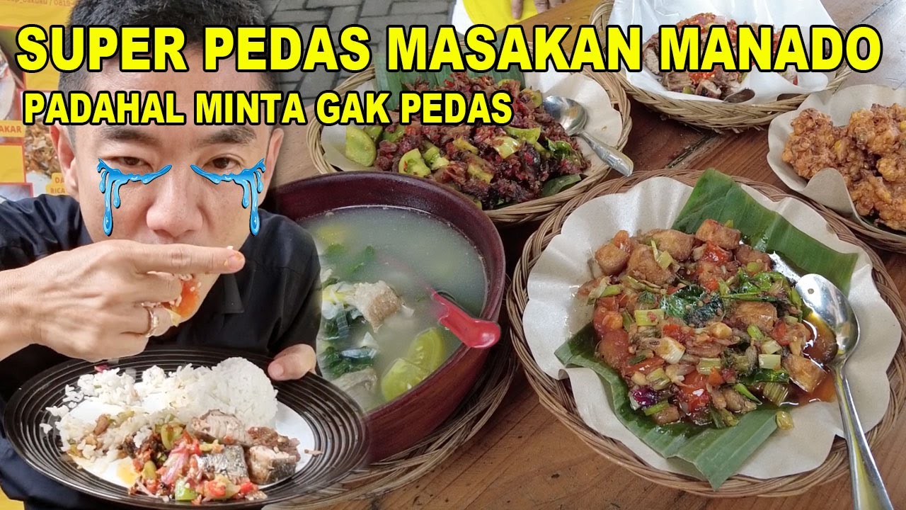 Kepedasan Makan Masakan Manado Sadap Bakuku Jakarta Timur - YouTube