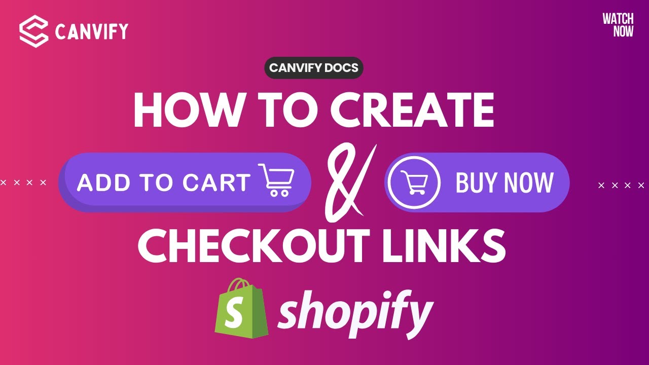 How to Create & Add Checkout Links to Your Buttons in Shopify - YouTube